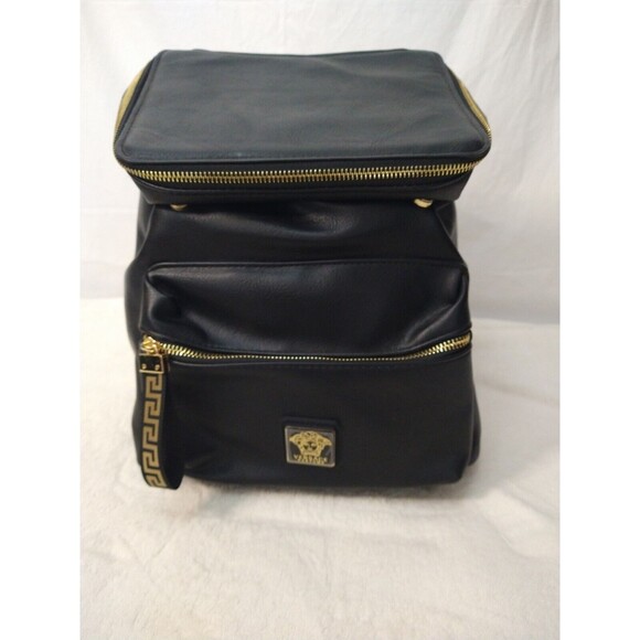 Versace | Bags | Versace Parfum Summer 22 Bucket Backpack Black And ...